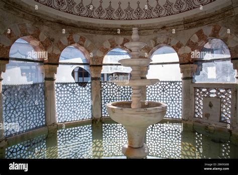 Turkey Istanbul The Blue Mosque The Interior Courtyard And The