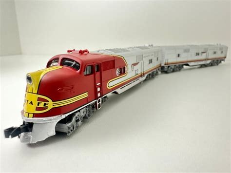Brawa N 7346 Train Unit 2 E6a And E6b Locomotive Atandsf 12 And 12a Santa Fe Auction