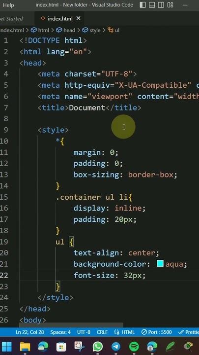 Build A Nav Bar Using Html And Css 📃 Youtube