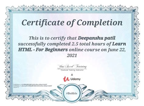 Deepanshu Patil On Linkedin Html5 Udemy Webdevelopment Youacceltraining