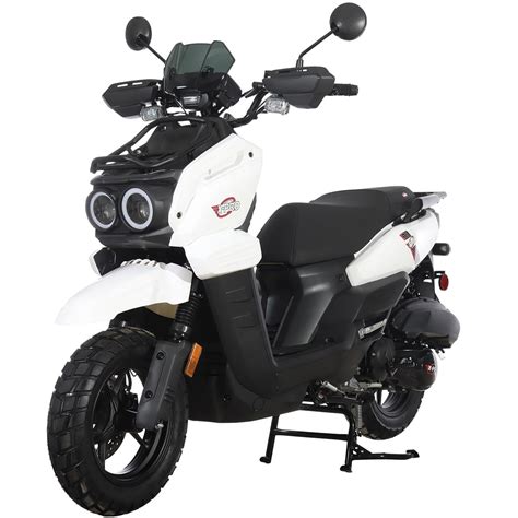 X Pro Tank 200 Gas Moped Adult Gas Moped Scooter With 12 Wheels Led