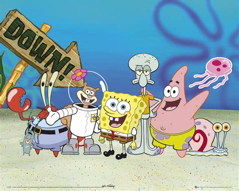 Spongebob Characters Poster
