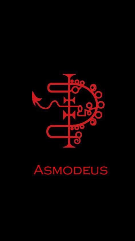 Asmodeus Poster Demon Symbols Demonology Satanic Art