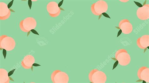 Best Peach Powerpoint Background For Presentation