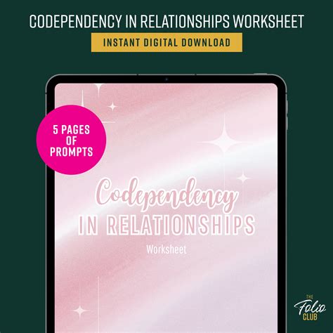 Codependency In Relationships Worksheet Planner Printable Planner Template Goodnotes Planner