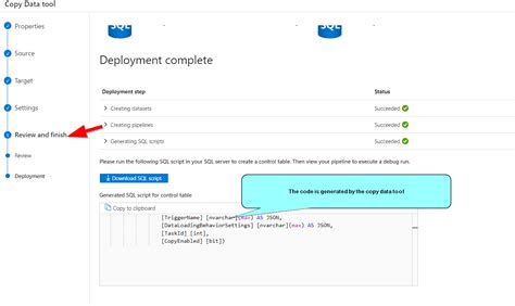 Metadata Driven Copy Task Invalid Control Table Schema Copyenabled