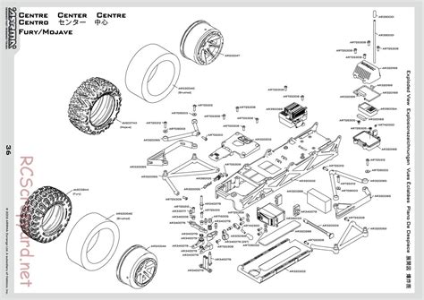 Arrma Fury Mega 2014 Exploded Views And Parts Lists Ar102605