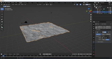 Modifiers Adjust Crop Object On Plane Blender Stack Exchange