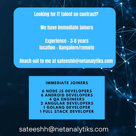 Sateesh Hegde On Linkedin Ctos Cios Startups Founders Hr Nodejs Qa Fullstack Android