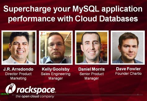 Learning About Rackspace Cloud Databases Chartio Blog
