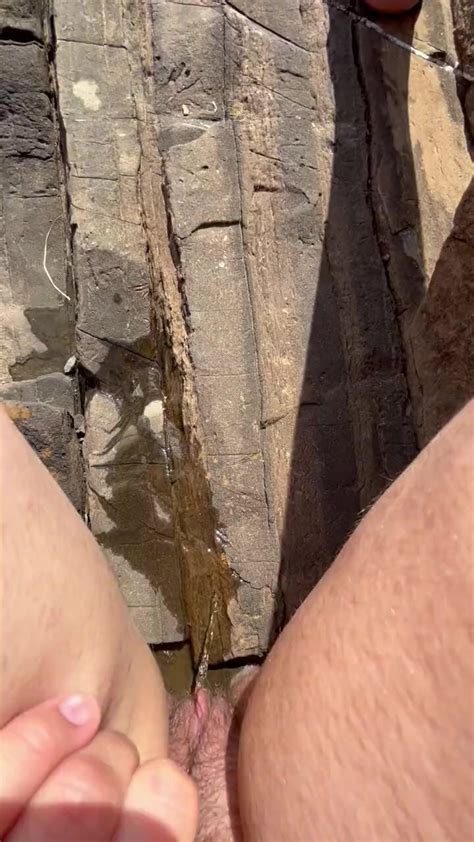 Hairy Pussy Makes Her Own River By The River ThisVid Com