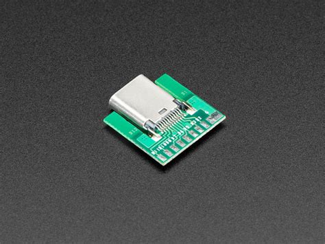 Usb Type C Socket Smt Inline Breakout Board The Pi Hut