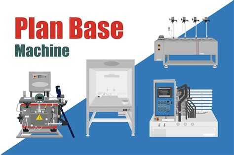 Premium Vector Plan Base Machine