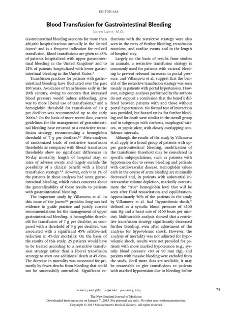 Pdf Upper Gi Bleeding Transfusion Dokumen Tips