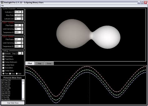 Eclipsing Binary Star Animation Clipart