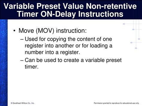 Ppt Plc Timer Instructions Powerpoint Presentation Free Download Id2402751