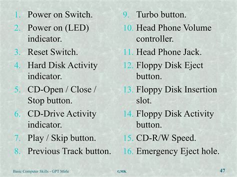 Basiccomputerskillspresentationbymohankumarg 130119120640 Phpapp02 1 Ppt