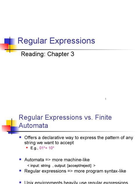 regular expressions reading chapter 3 pdf regular expression formalism deductive