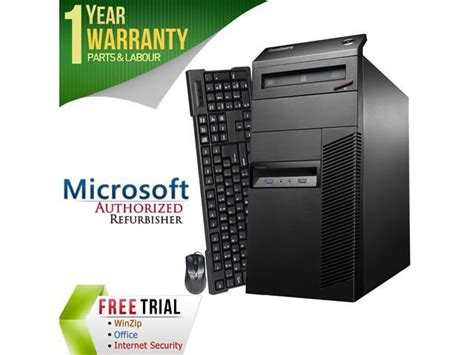 Refurbished Lenovo Desktop Computer Thinkcentre M Intel Core I Gb Ddr Tb Hdd Windows