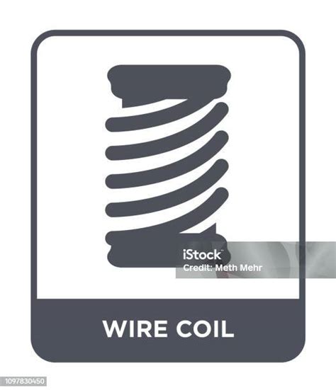 흰색 바탕에 와이어 코일 아이콘 벡터 와이어 코일 유행 가득 Sew 컬렉션에서 아이콘 0명에 대한 스톡 벡터 아트 및 기타