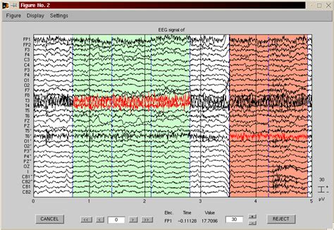 first run infomax ica menu tools infomax ica