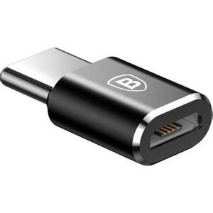 Adaptador Micro Usb F Mea Para Type C Macho Tipo C Thunderbolt Plug Mini Otg Hub Original Baseus