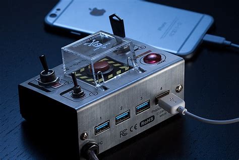 This Novelty USB Hub Has A Self Destruct Button Jetplanes Champagne