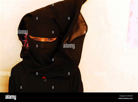 Eritrea Asmara Portrait Of A Black Veiled School Girl With Sharp Eyes