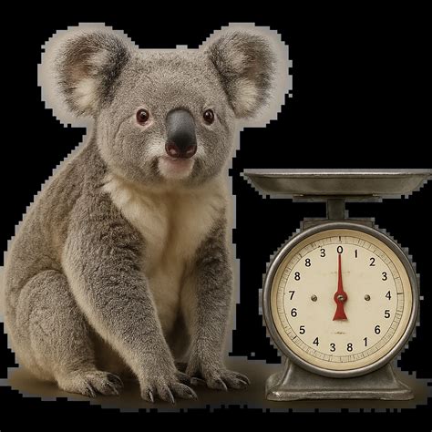 Realistic Koala Sitting Next To A Scale Lifelike Textures