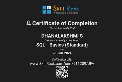 Dhanalakshmi Sivakumar On Linkedin Sql Databasemanagement