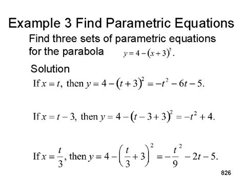 Precalculus 2 Section 10 6 Parametric Equations Parametric