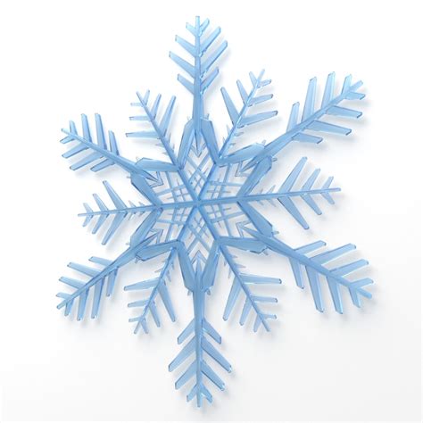 눈송이 로우 폴리 3d 모델 7 Fbx Max Obj Free3d