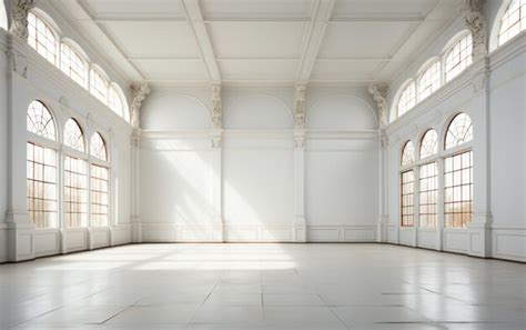 Premium Ai Image White Empy Room