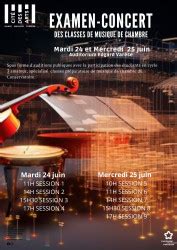 Examen Concert Musique De Chambre Conservatoire De Montpellier