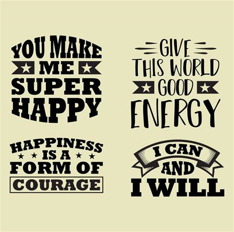 Positive Quotes T Shirt Design 22017176 Vector Art At Vecteezy