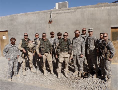 Us Special Forces And Isaf Personnel Firebase Tinsley Oruzgan