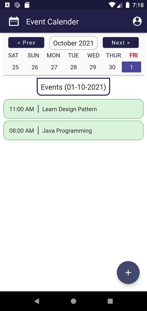 Github Rezwancsevent Calender Mvvm Room Event Calender Is A Simple Event Storing Android
