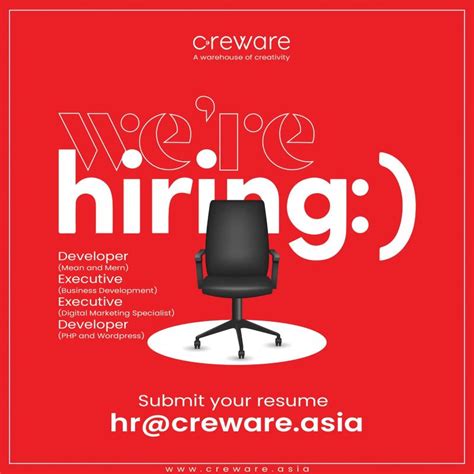 Creware Technologies Pvt Ltd On Linkedin Joinourteam Hiringnow
