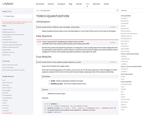 Navigation For Pytorch Quantization Issue Pytorch Pytorch Github