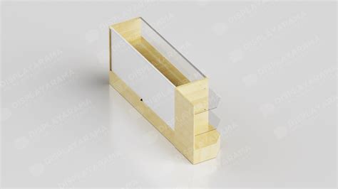 Maple Retail Display Case Set 1 Display Case 1 Corner