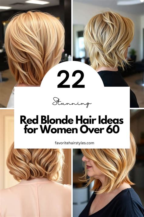 Stunning Red Blonde Hair Ideas For Women Over 60 Favorite Hair Styles