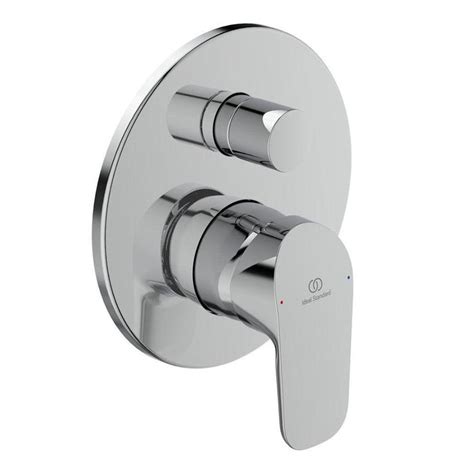 خلاط بانيو دفن نيو سيرافليكس A6758aa بمحول اللون كروم من أيديال ستاندرد