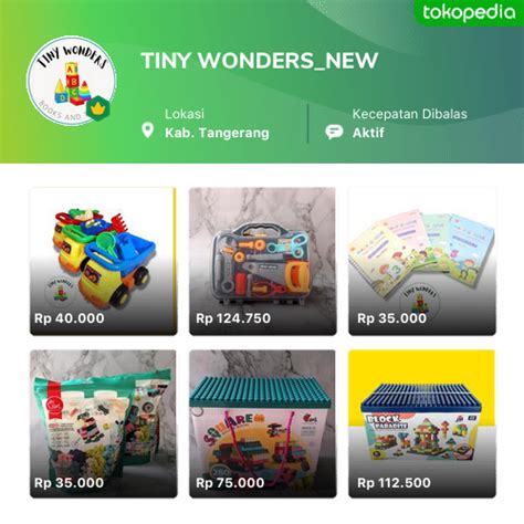 Toko Tiny Wonders Online Produk Lengkap And Harga Terbaik Tokopedia