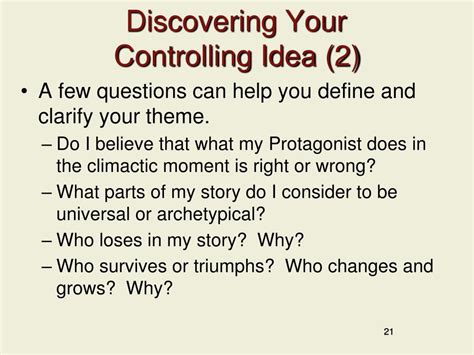 PPT Lecture 8 The Controlling Idea PowerPoint Presentation Free Download ID 503931