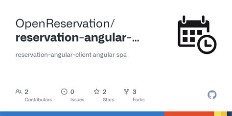 Github Openreservationreservation Angular Client Reservation