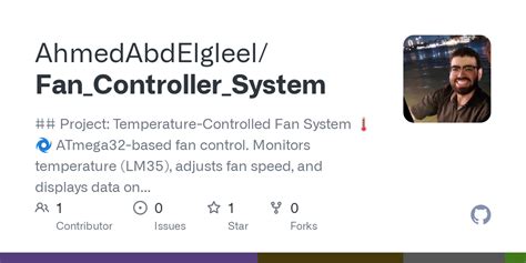 Github Ahmedabdelgleel Fan Controller System Project Temperature Controlled Fan System 🌡️