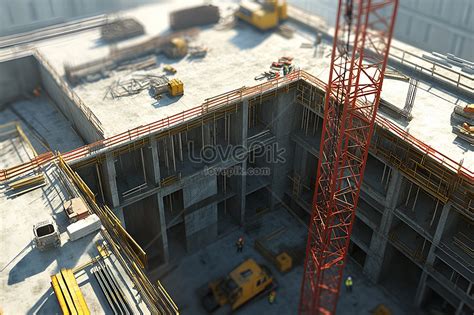 건설 현장의 크레인