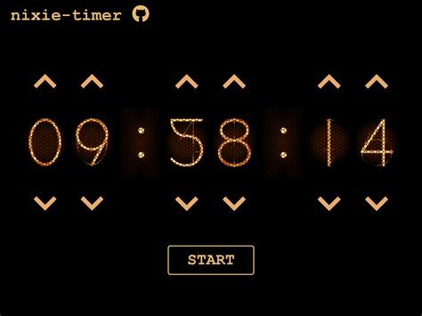 Github Koirandnixie Timer Nixie Tube Style Count Down Timer