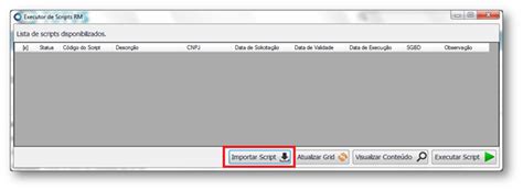 Framework Framework RM BD RM Executor De Scripts Central De Atendimento TOTVS
