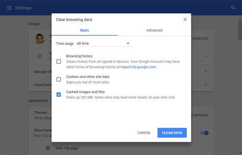 Clear Your Browser Cache